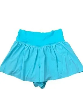 aerie | Shorts | Offline By Aerie Real Me Crossover Flowy Blue Shorts ...